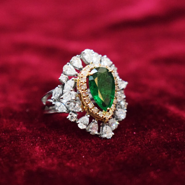 Emerald covered diamond Ring – DDamas